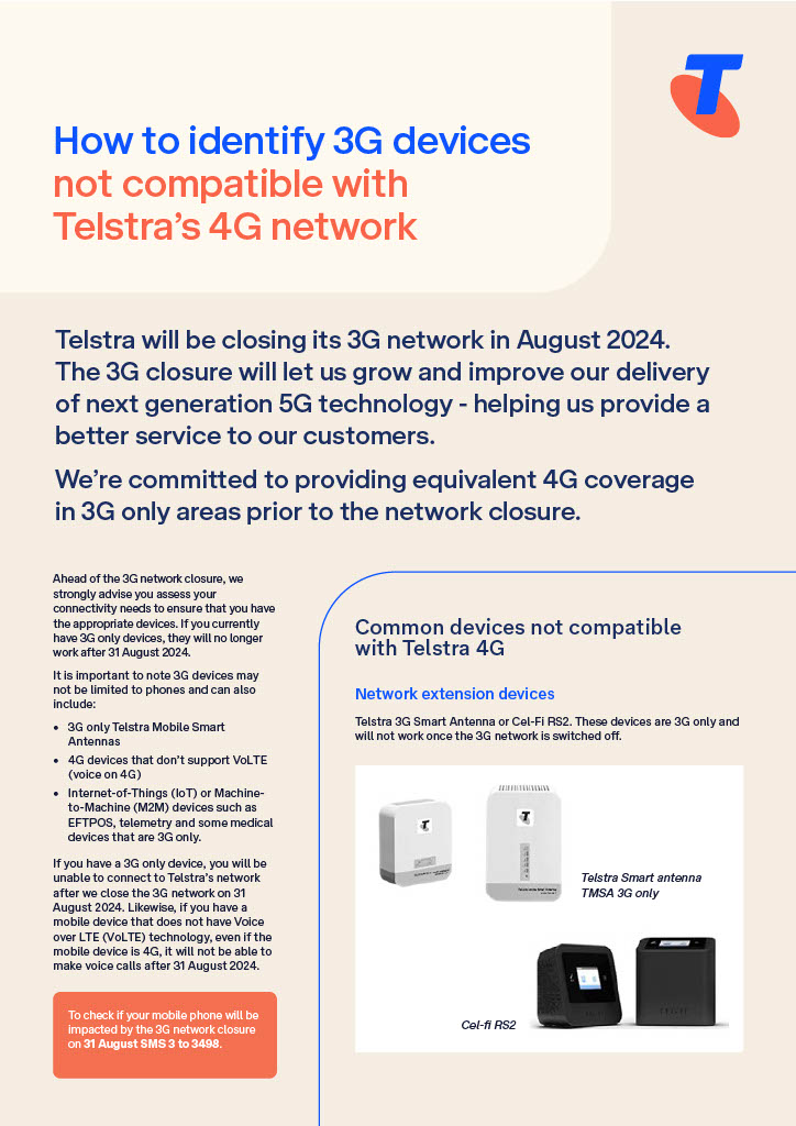 3G Shutdown – Better Internet for Rural, Regional & Remote Australia ...